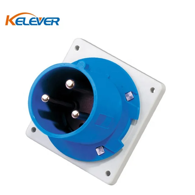 Industrial Panel Mount Plug - 5pin 63a Cee/iec Standard