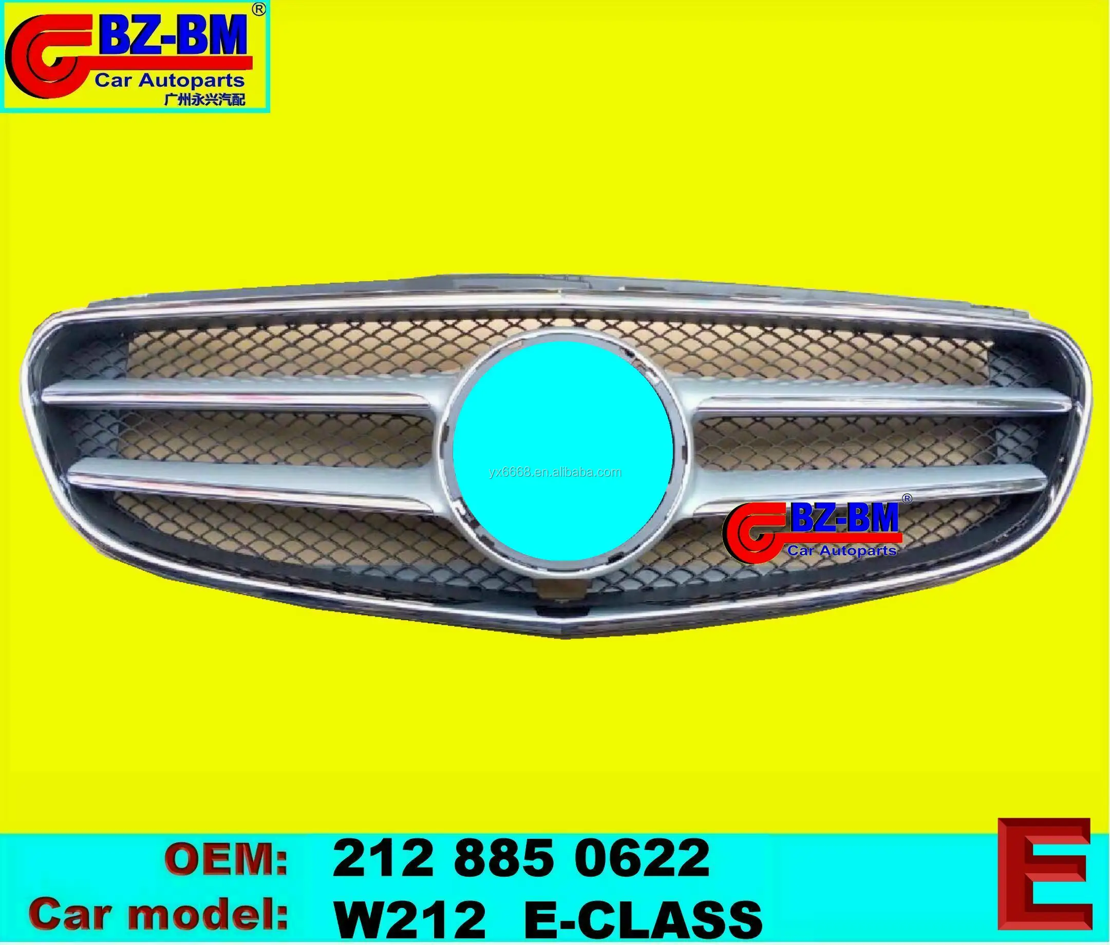 Elmas ızgara için ızgara için Benz W212 W213 W205 W164 W166 W204 GTR ...