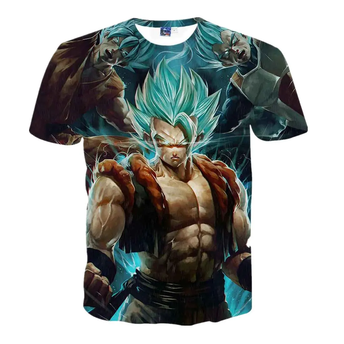 Custom Pattern Logo Cartoon Character Anime T-shirt T Shirt Goku Dbz T ...