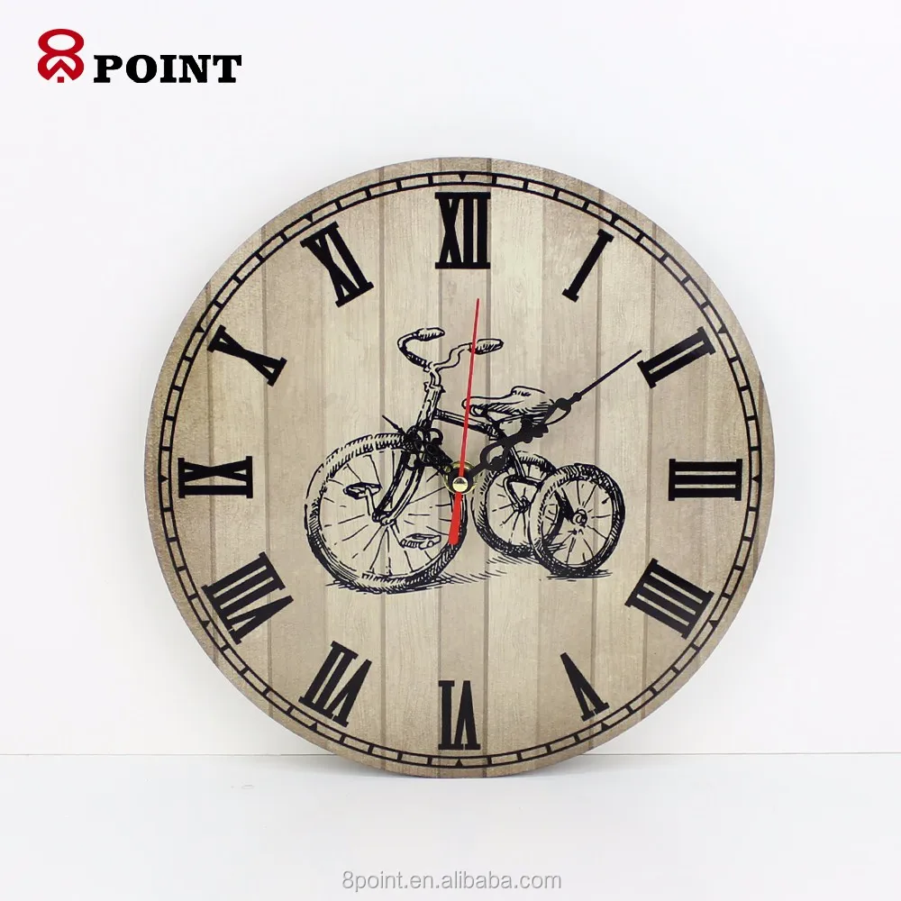 2020 Vintage Wall Clock Mdf Sublimation Clock Face For A Birthday ...