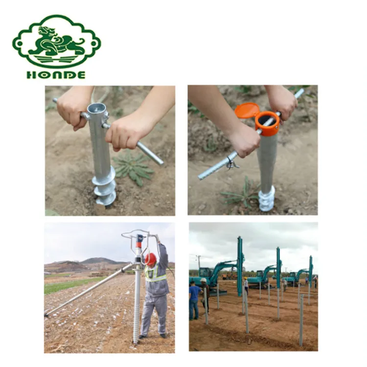 Helical Ground Screw Pile Installation Equipment - HONDE