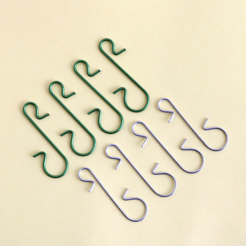 Colorful Metal Wire Hook with Powder Coating Christmas Decorations S ...