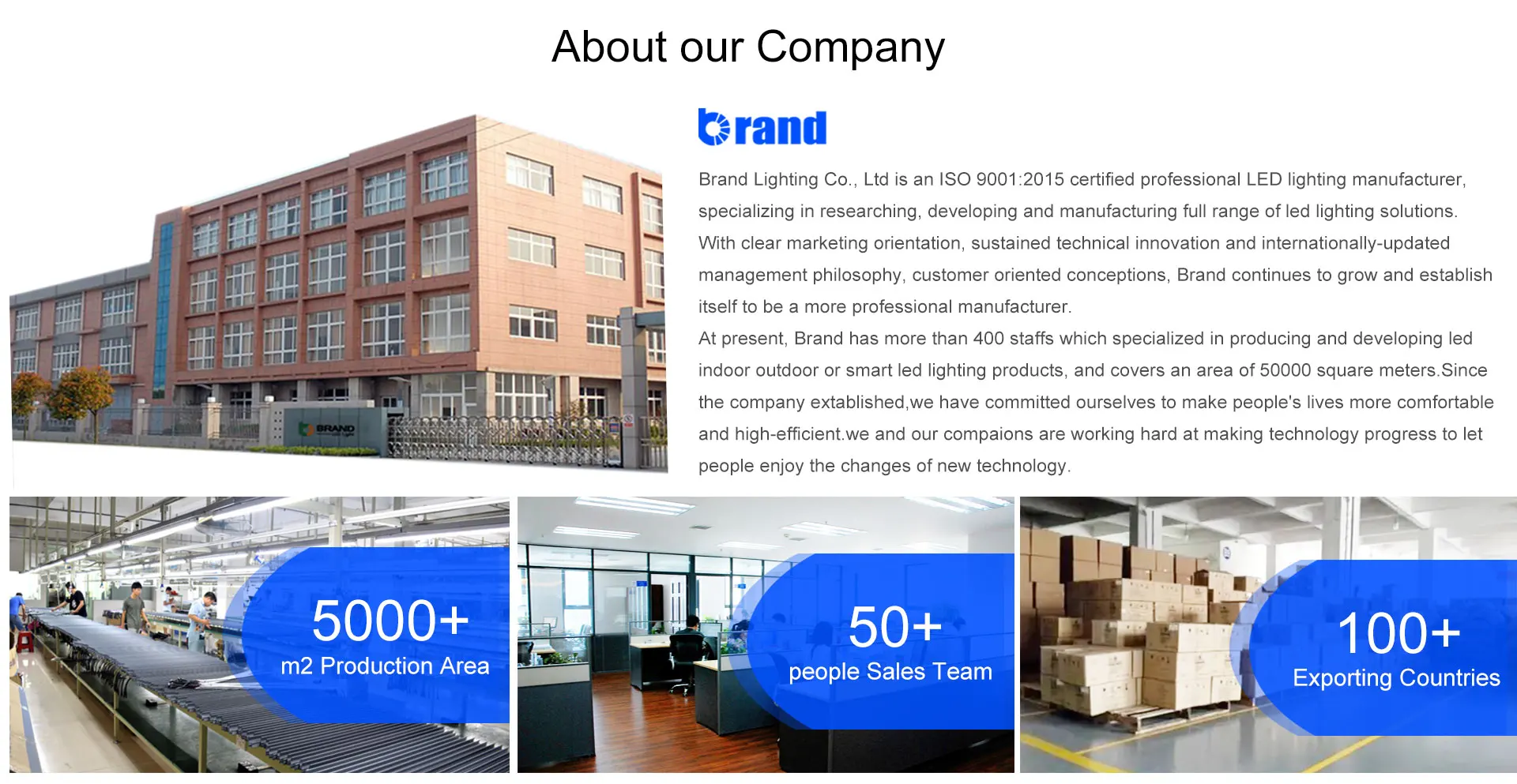 Company Overview - Zhongshan Brand Lighting Co., Limited