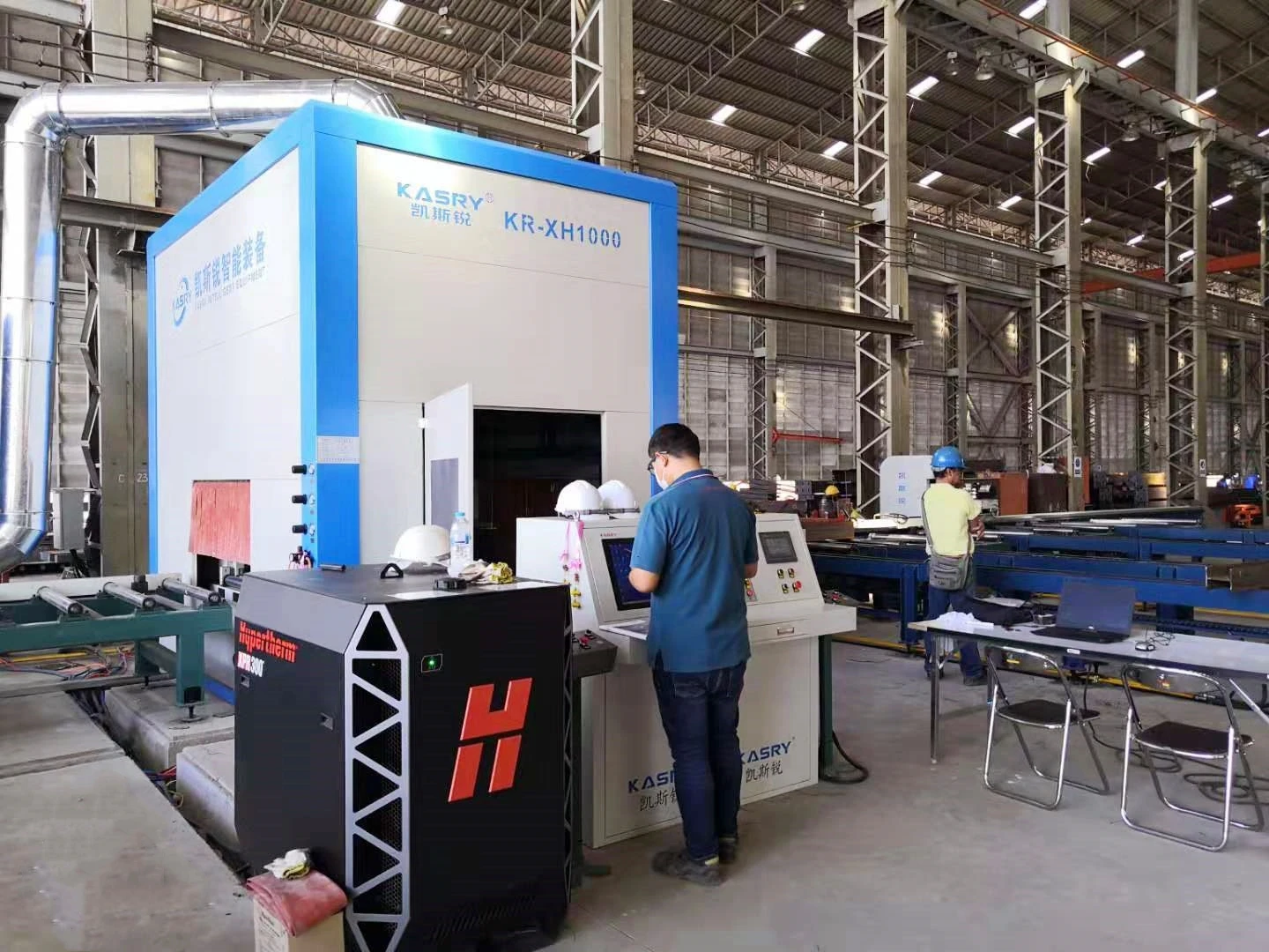Seel Structure Cnc Beam Coping Cutting Machine For H Beam Angle Channel ...