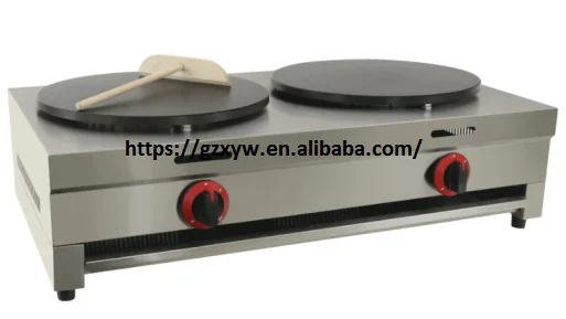 GCM-2 Commercial Twin Gas Crepe Cooker - Perfect for Catering