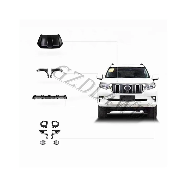 Car Conversion Kit Front Bumper Kit For Land Cruiser Prado Fj150 Lc150 ...