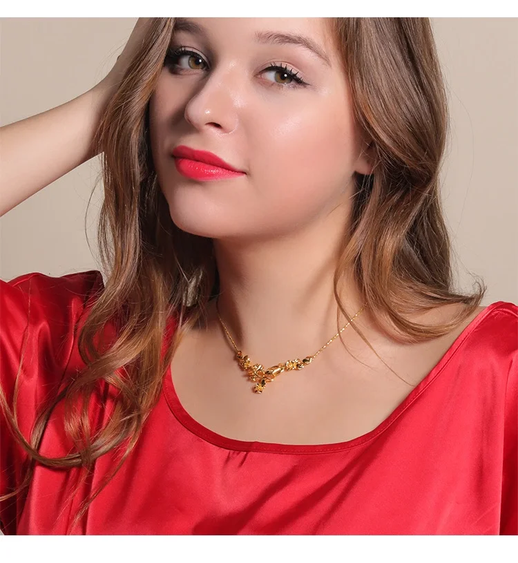 AN8051902 Xuping Jewelry China Gold 24K Elegant Necklace