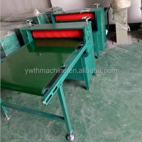 Electric Roller Paper Press Paper Flatten Machine With Conveyor Belt ...