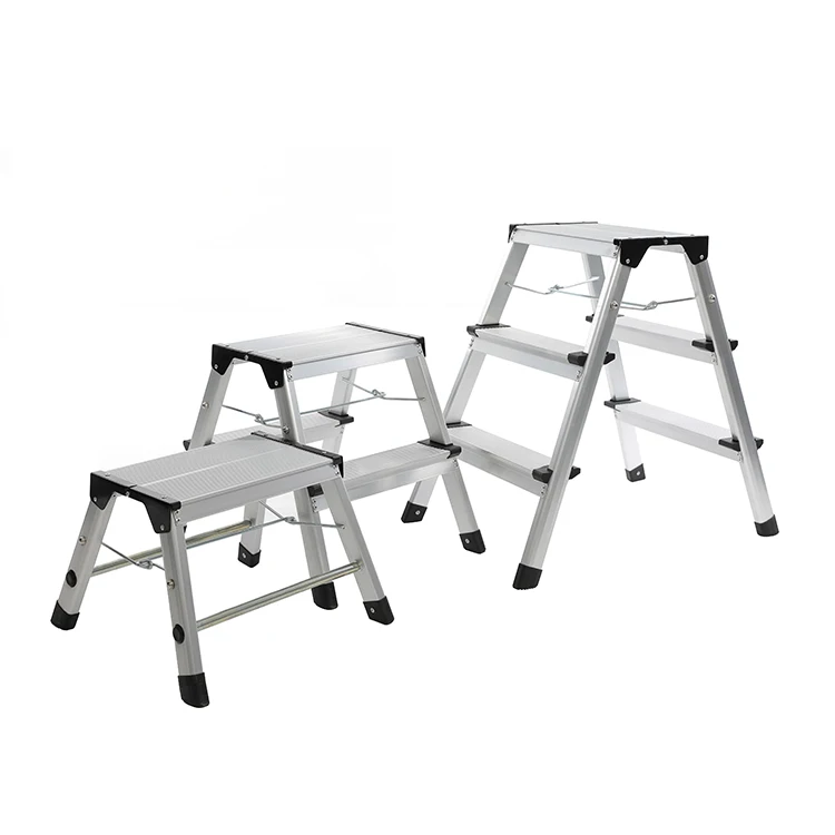 2 Step Ladder Household Ladder Folding Multi-purpose Steps On Both ...