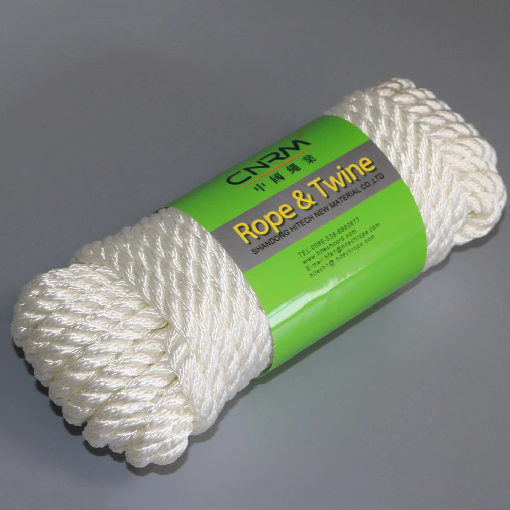 3/8" Thick Marine Grade Double Braided Nylon Docking Rope Pp Pe Nylon ...