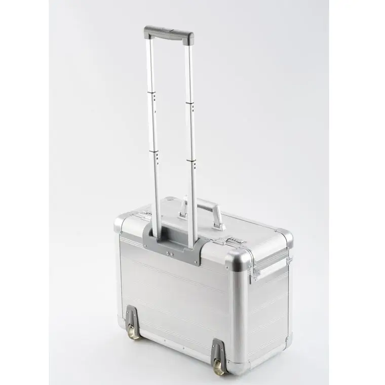 Aluminum Business Trolley Briefcase - Luxury Hand Pilot Case