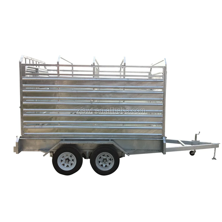 10x5 3500KGS Farm Cattle Trailer for Cow Transport,Zhenjiang Swt Metal ...
