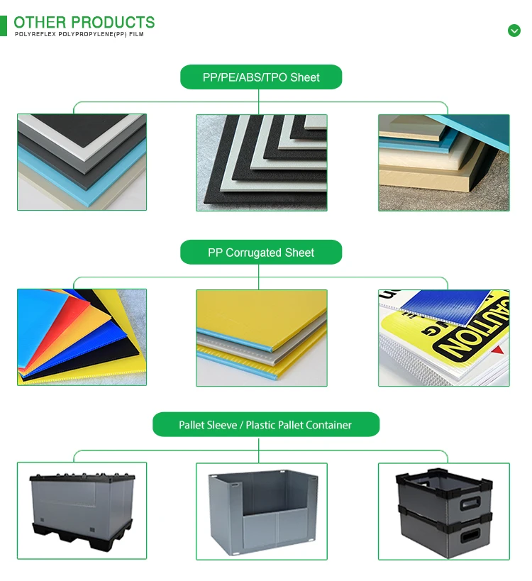 Clear Lamination PP Polypropylene Sheet 0.8mm - Durable