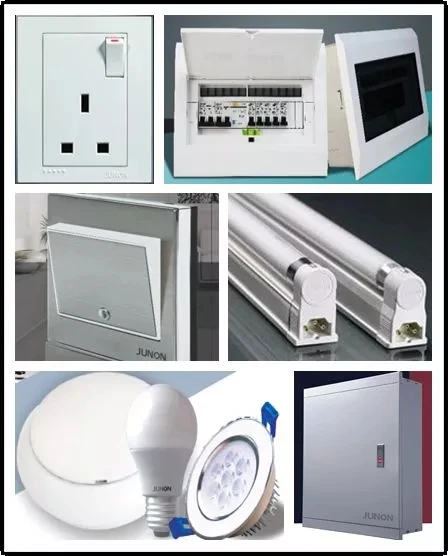 JUNON Wooden Series Electric Switch (P831L/Y) - Durable & Stylish