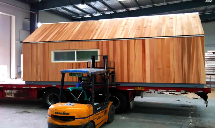 Modern Wooden Frame Building Smart Home Modular House Kit