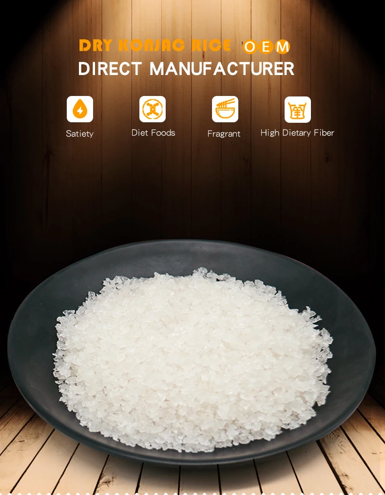 Konjac Factory OEM Slimming Konjac Rice - Organic Shiritaki
