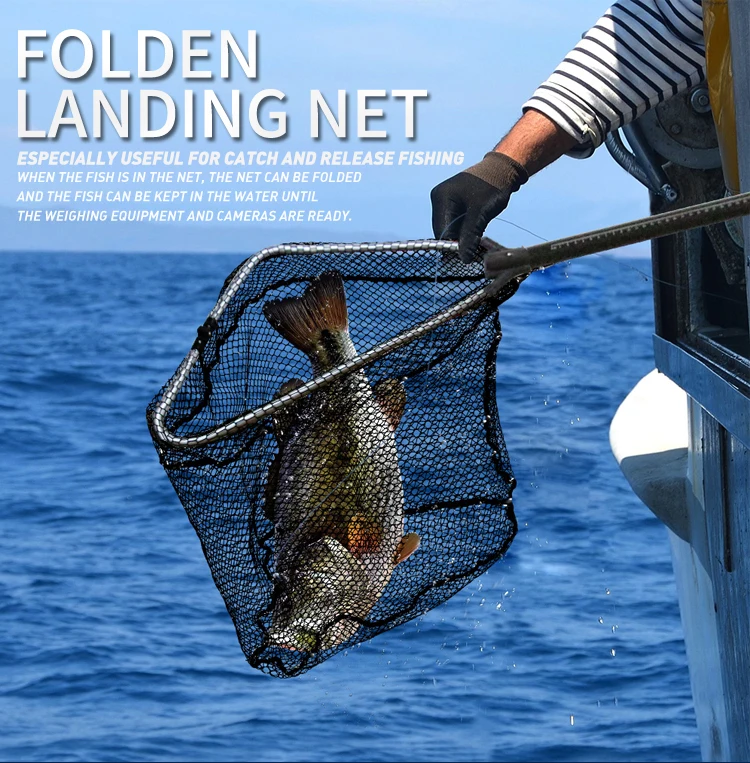 Wholesale Aluminum Folding Large Rubber Coated Mesh 2 Sections ...