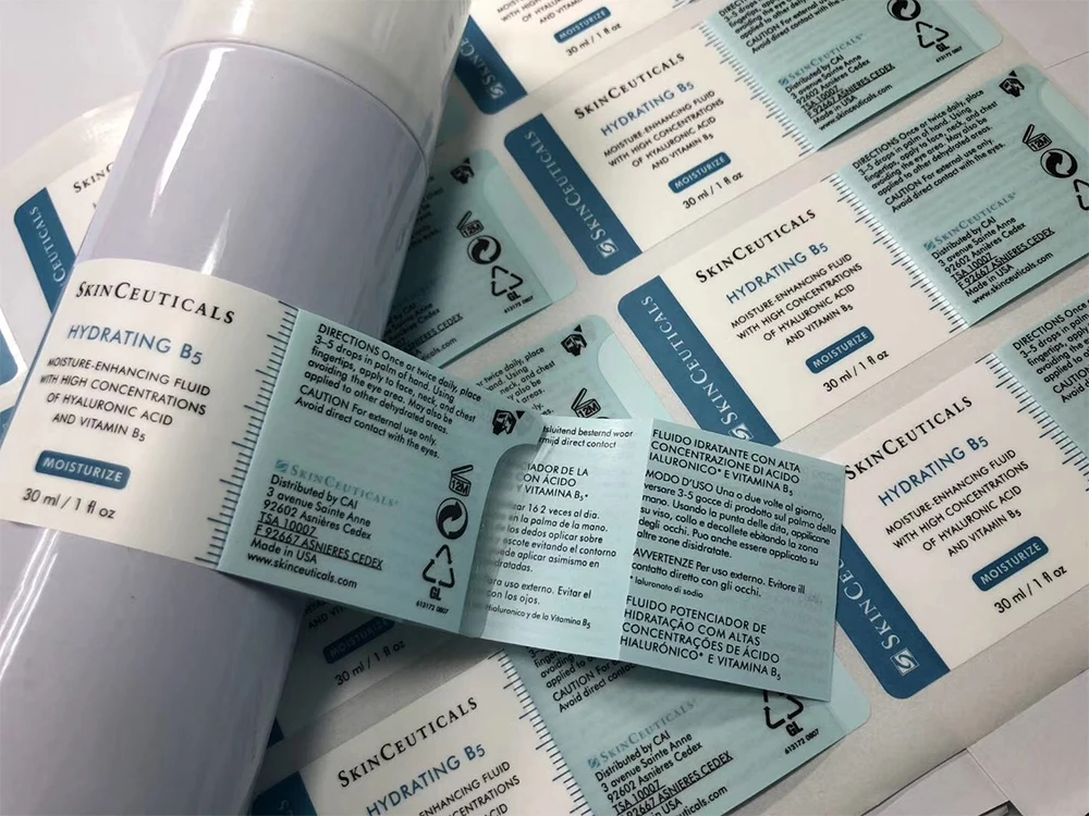 Customized Multilayer Stickers for Medicine Bottle Labels