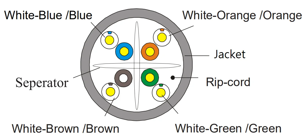 CAT6 Siamese Cable - Reliable UTP with Power Indoor/outdoor