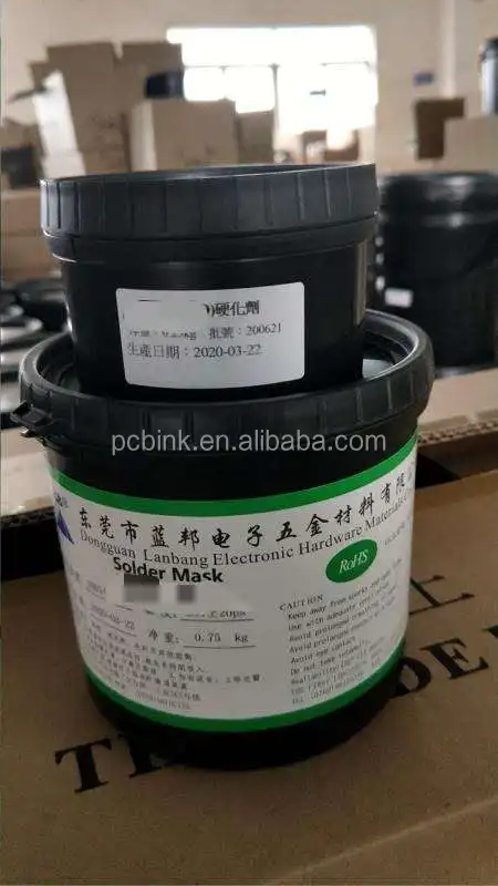 Green PCB Solder Resist Soldermask Ink - UV Ink LB-1900G