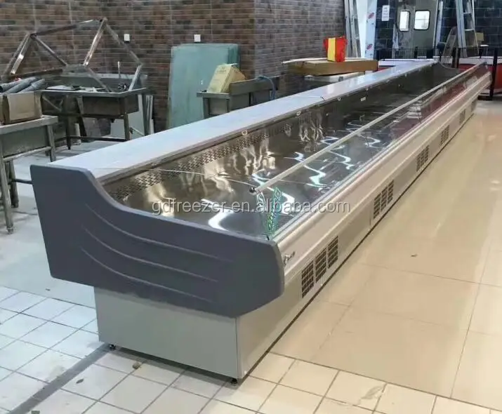 Fresh Meat Open Display Chiller/commercial Meat Freezer Refrigerator ...