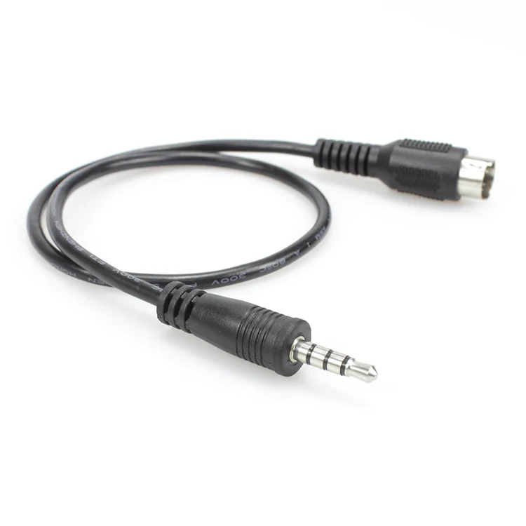 6 Pin Mini Din to TRRS Male to Male Cable - Data Cable