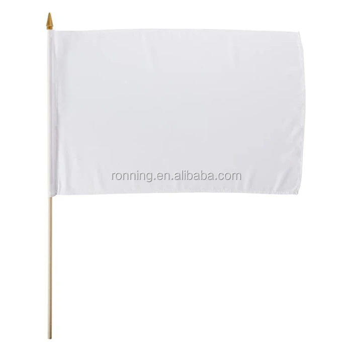 Cheap Hot Sales 100d Polyester Different Size Mini Flags Custom White ...