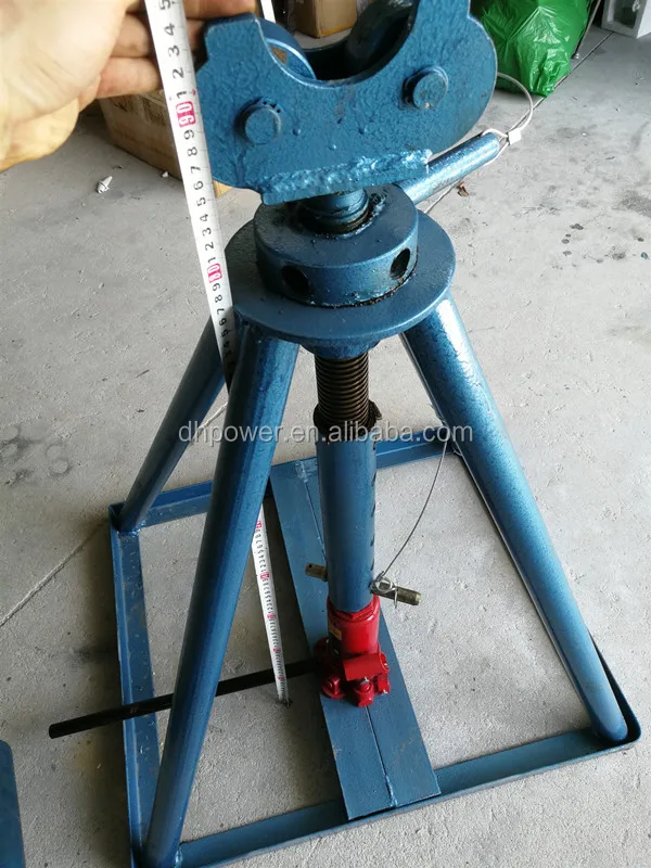 Industrial Steel Hydraulic Jack Support Cable Reel Stand Oem