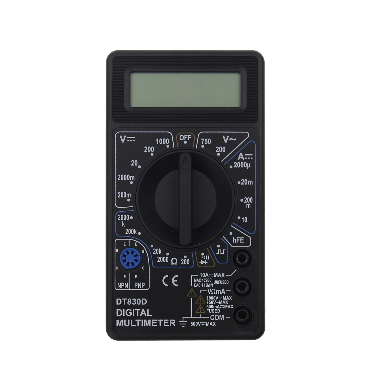 Portable Professional DT830D Multimeter - Reliable Testing