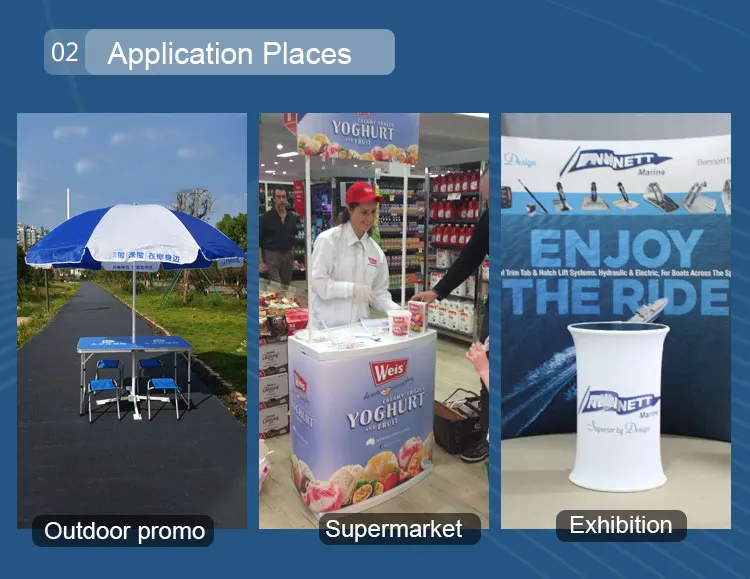 Outdoor Metal Portable Promotional Booth Exhibition Stand Promotion ...