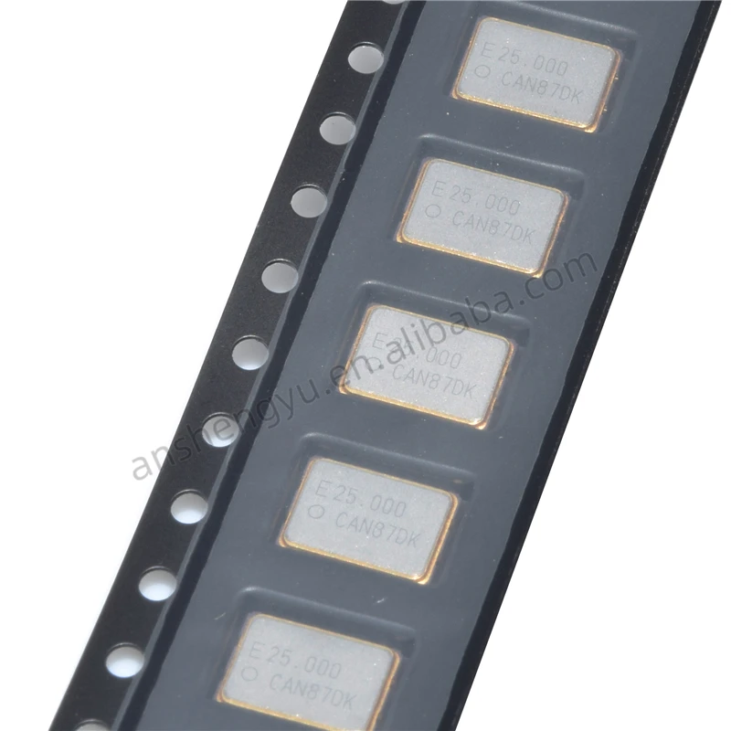 Ansoyo Crystal Oscillator Sg7050can 25.000000mhz Tjga Smd Xo 25mhz +-50ppm 15pf Cmos 1.8v/2.5v/3 ...