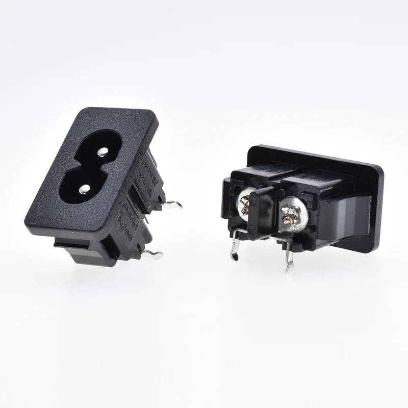 Manufacturer Ac Inlet C8 Power Socket 2.5a250v Female C8 Panel Mount ...