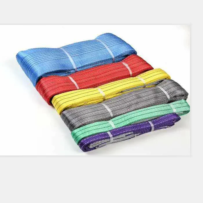 Kawada 1 - 10 Ton Color Code Textile Tape Lifting Slings Crane Flat ...