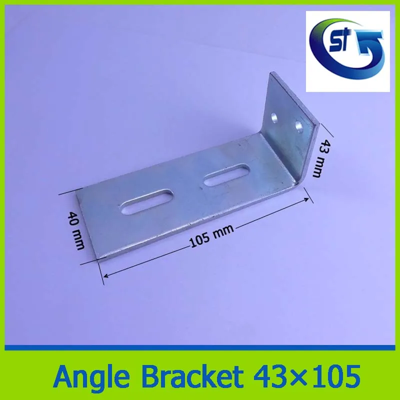 90 Degree Steel Angle Bracket For Garden Fence Mounting