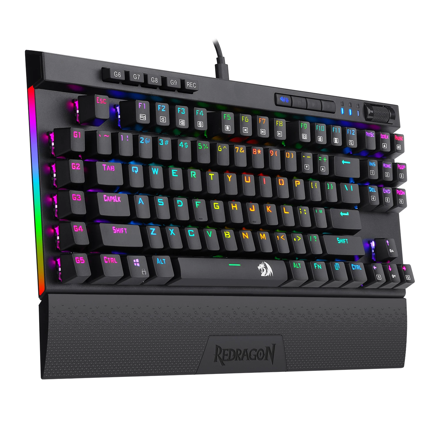 Redragon K588 Rgb Led Backlight Ergonomic Computer Gamer Gaming ...