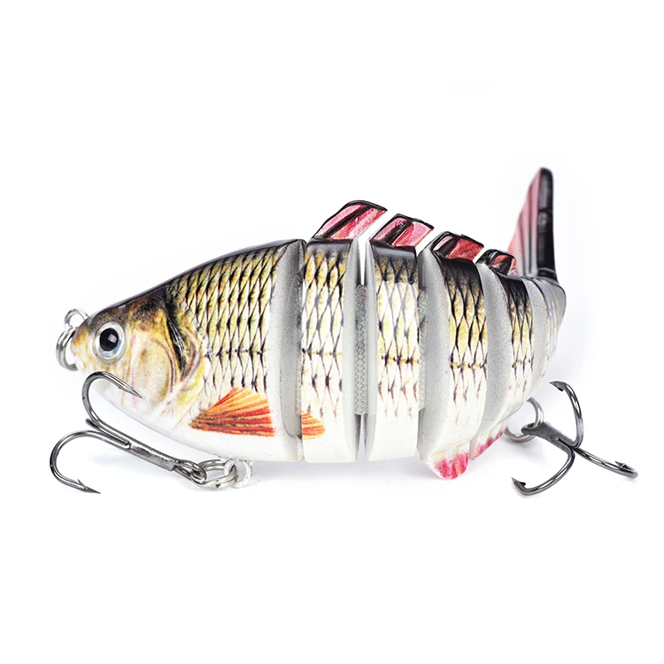 Hot Selling 10cm 18g 7 Segmented Fish Lure Hard Body Bait Fishing Lures ...
