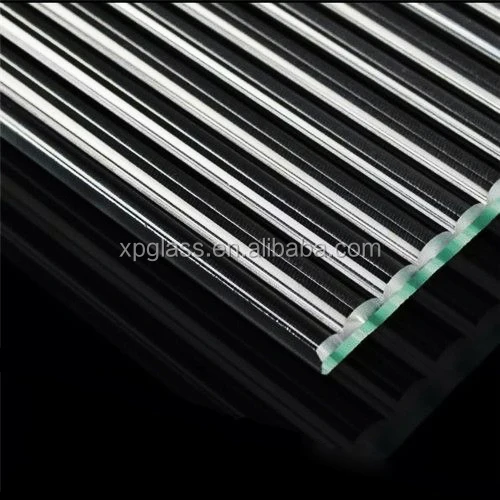 6mm 8mm Ultra-clear Fluted Glass Sheets - Buy Fluted Glass Sheets,6mm ...