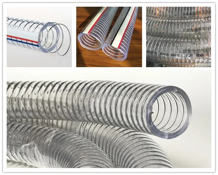 China Flexible Light Uv Resistant Pvc Clear Reinforced Hose Pipe ...