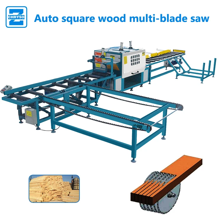Twin Blade Wood Sawmill Machine Saw Mills Multi Blade Rip Saw - Buy ...