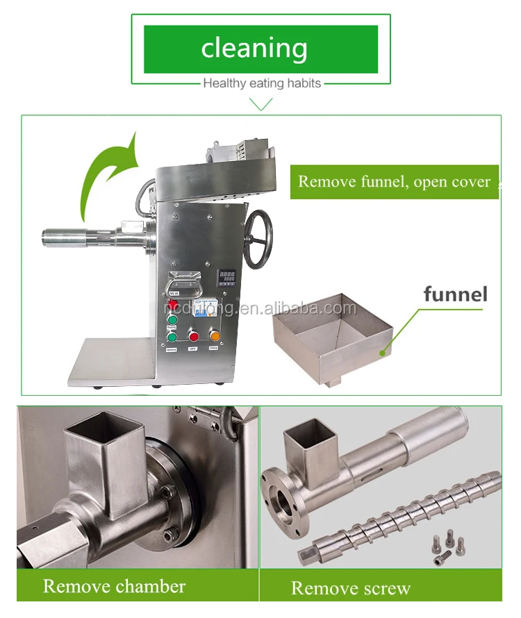 Dulong Homemade Small Oil Screw Press Machine for Olive Oil