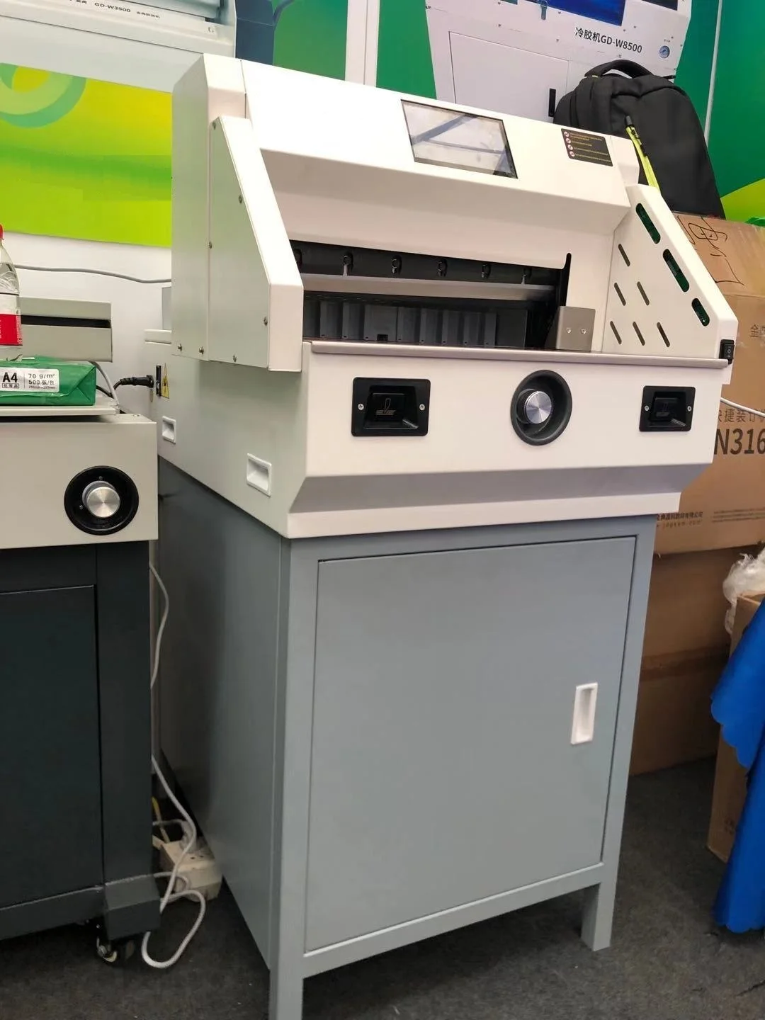 Full Automatic Small Paper Guillotine Cutter Machine Better Than Ideal ...