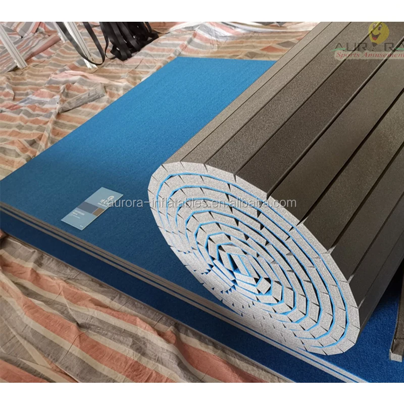 Gym Equipment Flexi Roll Out Up Gymnastics Tumbling Floor Foam ...