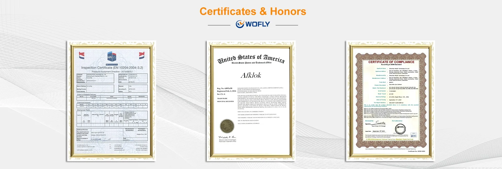 Shenzhen Wofly Technology Co., Ltd. - pressure regulator, Tube fittings