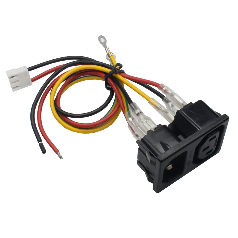 15A 250VAC IEC 60320 C13 C14 Power Socket - 2 in 1 Plug Inlet Outlet ...