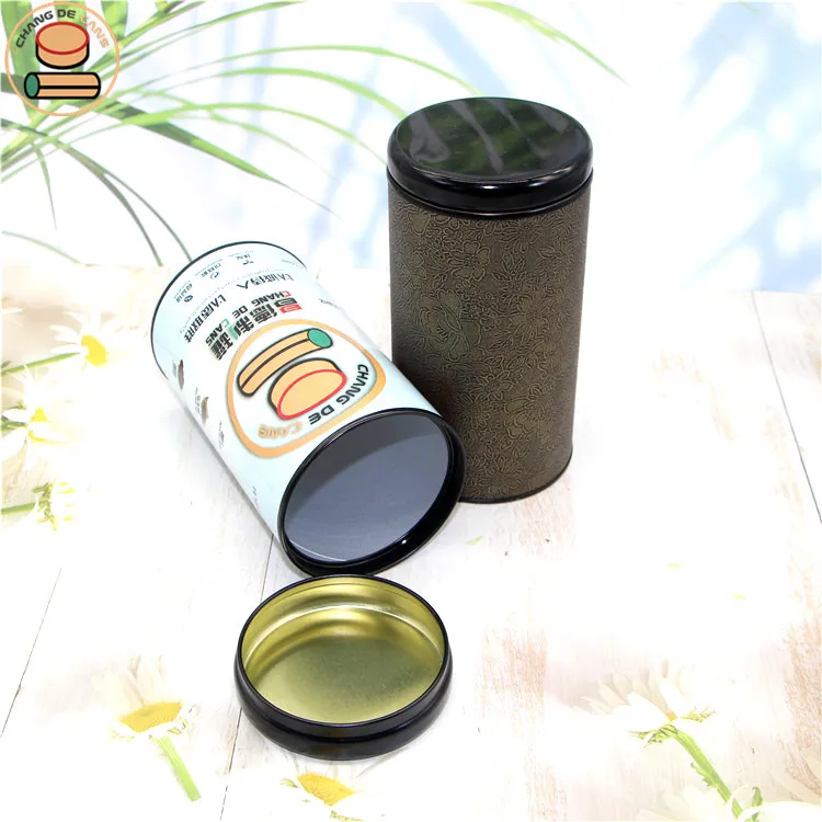 Custom Round Kraft Cardboard Canister Packaging 100% Recycled Material ...
