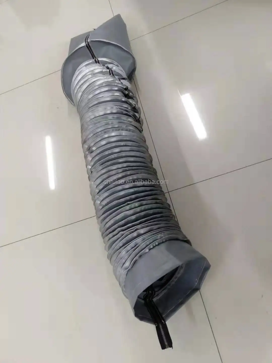 Cnc Machine Round Shaft Bellows Flexible Hydraulic Cylinder Sewn Bellow ...