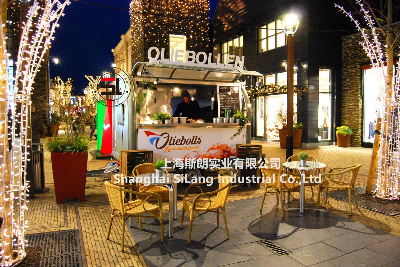 Newly Design Shawarma Outdoor Food Cart - High Productivity