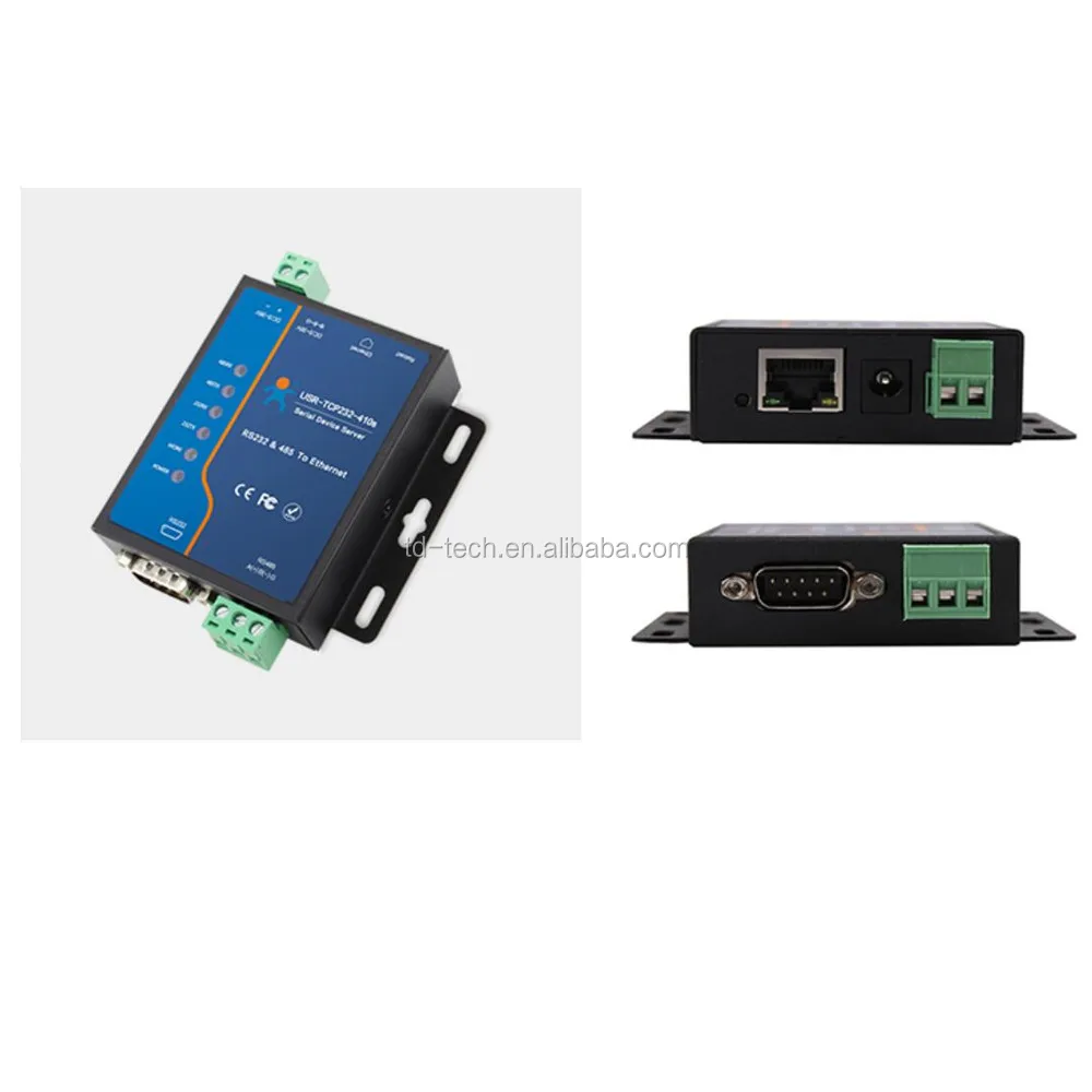 Taidacent เกรดอุตสาหกรรม Dual Serial Rs232 Lan Rs485 Ethernet Gateway ...