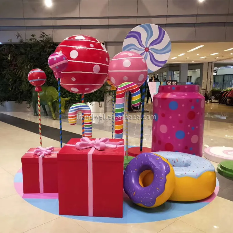 China Manufacture Giant Display Props Large Prop Candy Sculpture Home ...