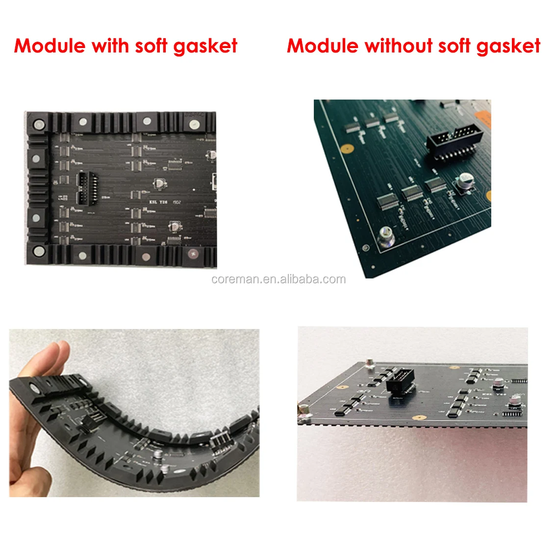 High Quality Hub75 Pixel 3mm P3 Led Display Module Icn2037 Icn2038s ...